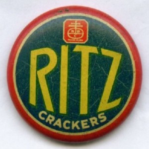 Ritz Crackers from the Badge Collectors Circle Archive