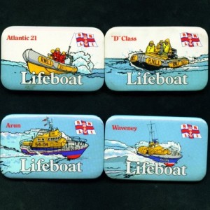 RNLI Lifeboats: Atlantic 21; 'D' Class; Arun; Waveney from the Badge ...