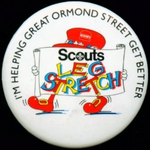 Wimpy; Scouts Leg Stretch I'm helping Great Ormond Street get better ...
