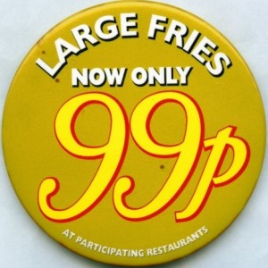 McDonalds; Large Fries Now Only 99p at participating Restaurants from ...