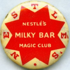 Nestle's Milky Bar Magic Club from the Badge Collectors Circle Archive