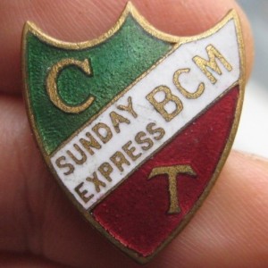 Sunday Express newspaper Chok Tok childrens club from the Badge ...
